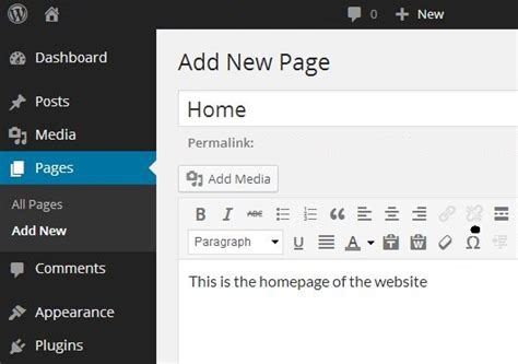 Wordpress How To Create A Static Homepage Pipdig Support