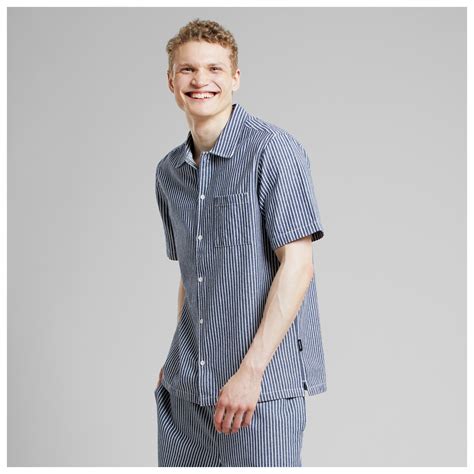 Dedicated Shirt Brantevik Work Stripe Shirt Mens Buy Online