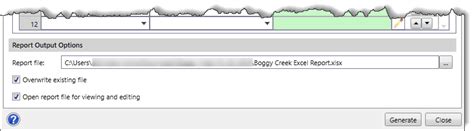 Excel Report Command Civilgeo Knowledge Base