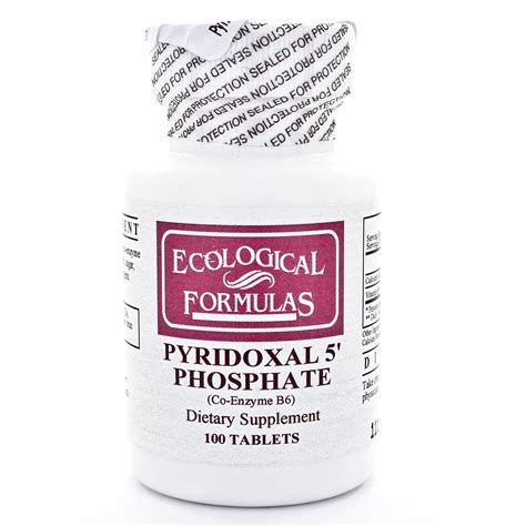 Buy Pyridoxal 5' Phosphate - 100 tablets Supplement Online | Spectrum ...