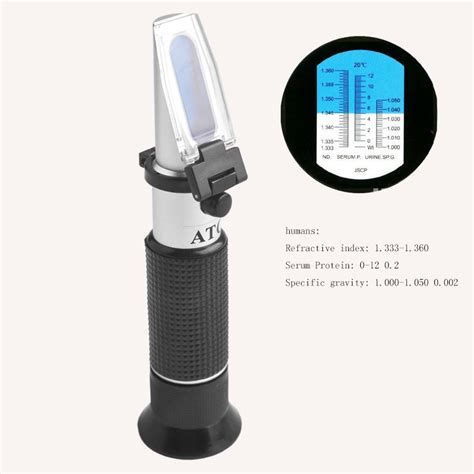 Medical Atc Portable Refractometer With Soft Silicone Handle 1701512mm