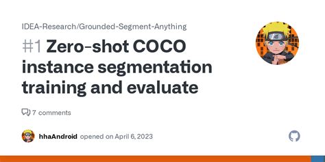 Zero Shot Coco Instance Segmentation Training And Evaluate · Issue 1