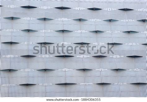 Cladding Perforated Sheets On Modern Building Stock Photo 1884306355 Shutterstock