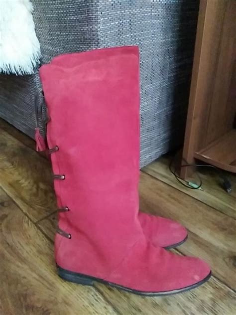 Чоботи замшеві — ціна 100 грн у каталозі Чоботи Купити жіночі речі за доступною ціною на Шафі