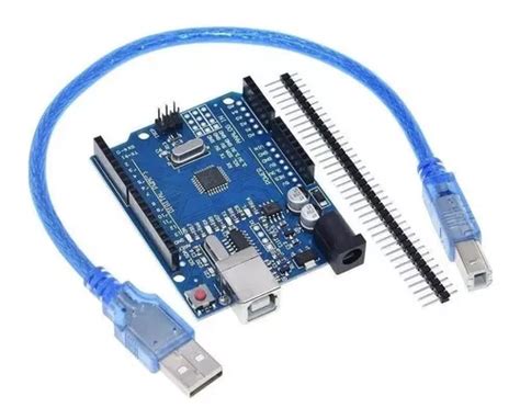 Compativel Arduino Uno Atmega328p R3 Com Cabo Usb Frete Grátis