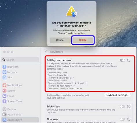 Macos Using Tab To Select Dialog Buttons Works On One Mac But Not