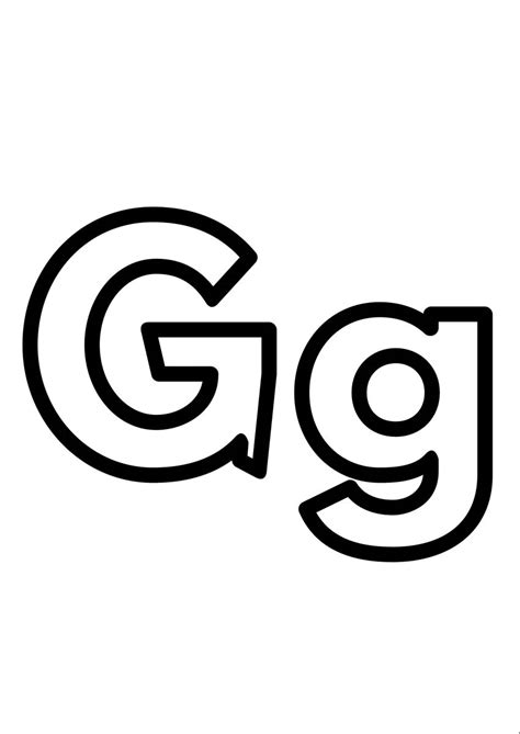 Gg Alphabet Lettering
