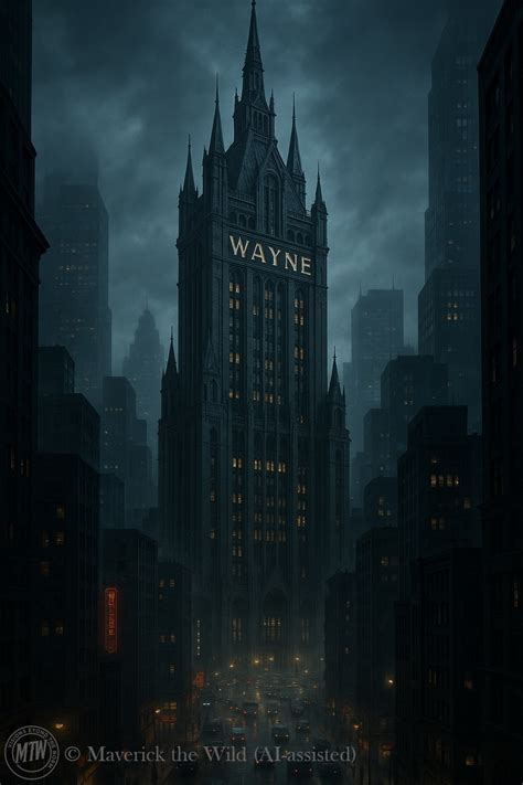 Wayne Tower Gotham City By Maverickthewild On Deviantart