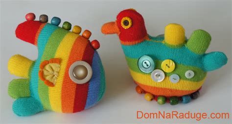 Игрушки из носков с пальчиками - Дом на Радуге - здесь живёт художник