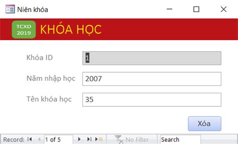 Tạo các biểu mẫu Form để nhập dữ liệu trong MS Access