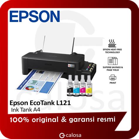 Jual Printer Epson Ecotank L121 A4 Shopee Indonesia