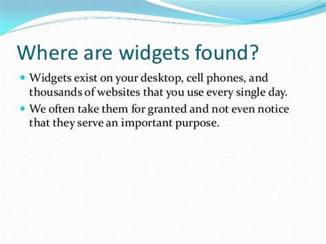 embedding widgets into a wiki or website