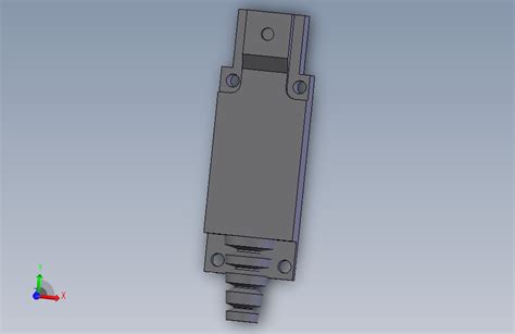 微动开关solidworks 2008模型图纸下载 懒石网