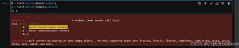动手学深度学习pytorch版：can‘t Convert Npndarray Of Type Numpyobject The Only Supported Types Are