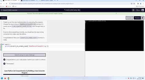 Naiba Sree P On Linkedin Codeconqueror Techtriumphs Freecodecamp Pythonprogramming Concequence