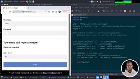 Ctf Security On Linkedin Python Captcha Scripting Cybersecurity Appsec Webappsec Hacking