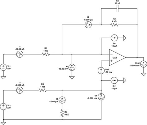 Operational Amplifier Maximum DC Offset Voltage Electrical Engineering Stack Exchange