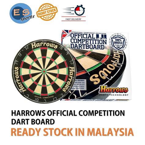 HARROWS OFFICIAL COMPETITION DART BOARD Shopee Malaysia