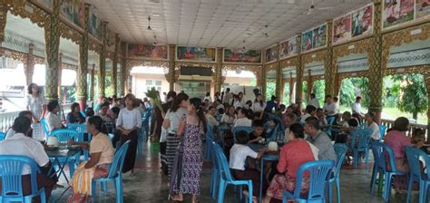 ရေဖြူမြို့နယ်ရှိ ဘုန်း‌တော်ကြီးကျောင်းများ၌ ဝါ‌ခေါင်လပြည့်နေ့ မေတ္တာအခ