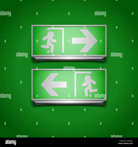 Emergency Exit Signs Hi Res Stock Photography And Images Alamy