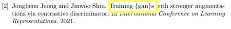 Capital Letter Words In Bibtex Can Be Corrupted Issue 858