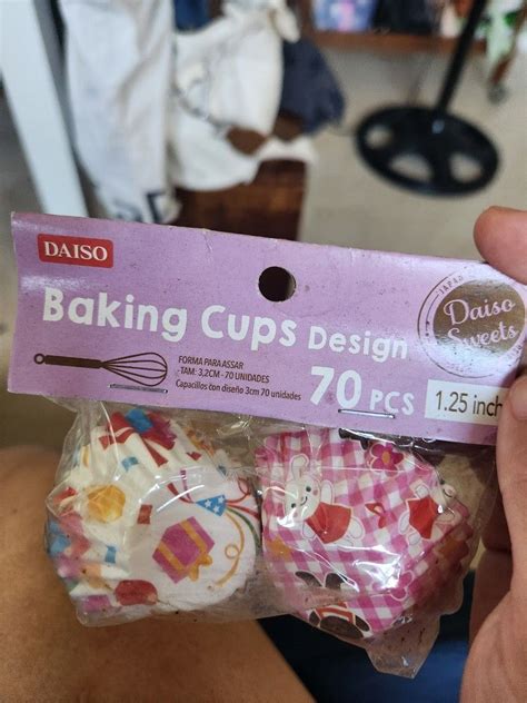 Decluttering Daiso Mini Baking Cups 2 Sets Cute Designs And Colors