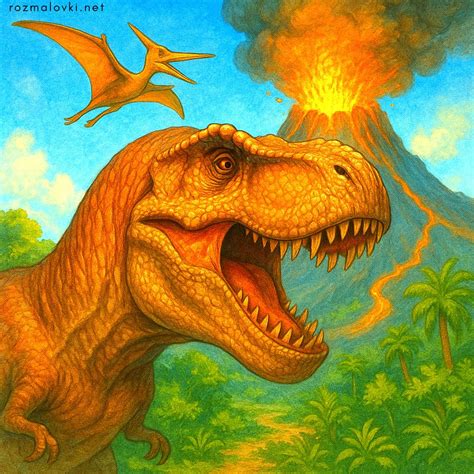 Розмальовки динозаврів роздрукувати безкоштовно А4 скачати