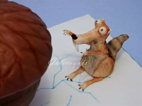 Ice Age Scrat And His Big Chocolate Acorn Decorated Cakesdecor