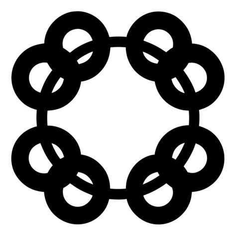 Bluelink Solutions Design Linked Circles For Connectivity And Partnership Premium Ai Generated