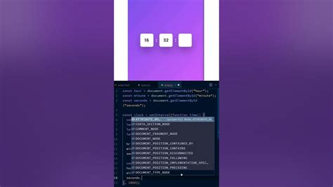 Digital Clock Javascript Project Youtube
