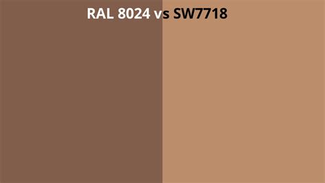 Ral 8024 Vs Sw7718 Ral Colour Chart Uk