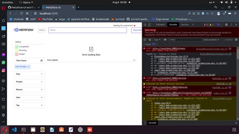 Metaflow UI Won T Connect Issue 78 Netflix Metaflow Ui GitHub