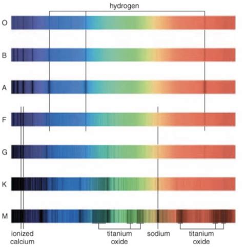 Lecture 10 Stellar Spectral Classification Flashcards Quizlet