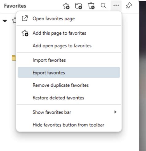 Export Bookmarks Edge Browser At Alexander Hickson Blog