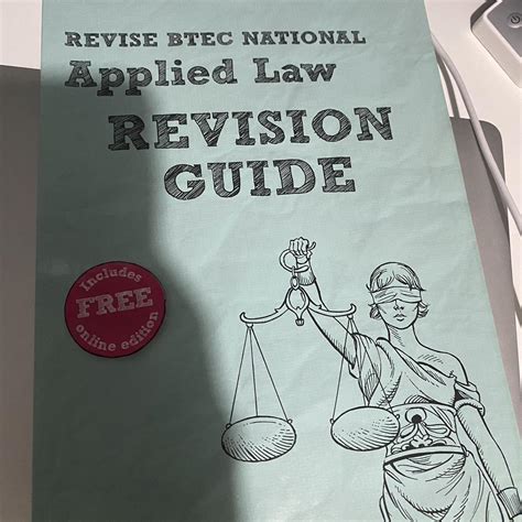 Btec Applied Law Revision Guide Gave Me A Distinction Depop