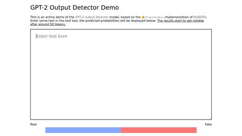 GPT Output Detector DoTheAI
