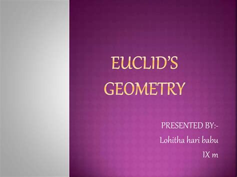 Euclids Geometry Pptx