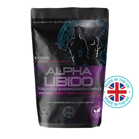 Alpha Libido Mg Tongkat Ali Ashwagandha L Arginine Panax Ginseng Maca Complex Vegan