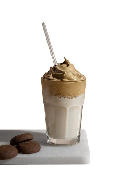 고립 된 아이스 커피의 정물 무료 Psd 파일