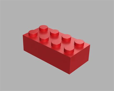 2x4 Lego Brick By Dablowr Download Free Stl Model