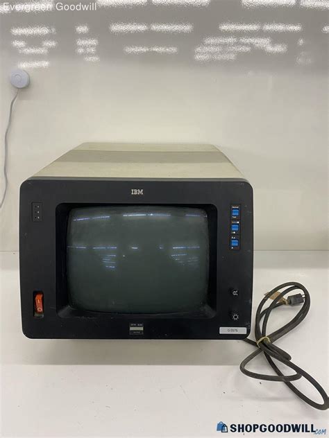 Ibm 3279 S2a Terminal Monitor Computer W 2 Keyboards Untested Local Pickup