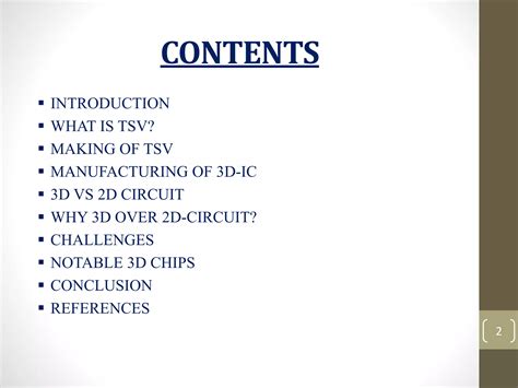 Three Dimensional Integrated Circuit Pptx