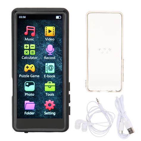 MP4 Player Bluetooth Stereo 3 5 Inch HD Full Touch Screen Portable Music Player With Speaker For