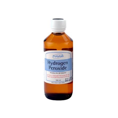 Buy Polylab Hydrogen Peroxide 6 Solution 100ml Doctoroncall