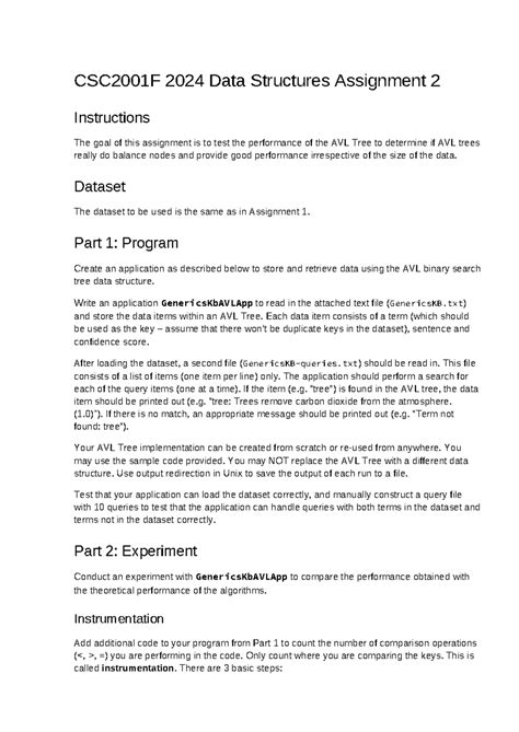 CSC2001 F 2024 DSAssignment 2 CSC2001F 2024 Data Structures