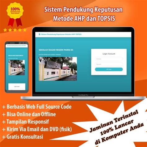 Jual Aplikasi Atau Source Code Spk Pemilihan Siswa Terbaik Dengan