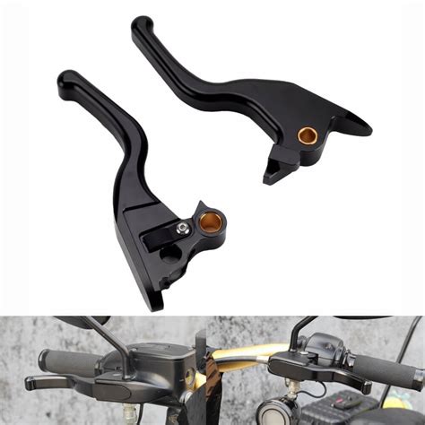 Cnc Shorty Hand Control Lever Kit Brake Clutch Levers For Harley Softa
