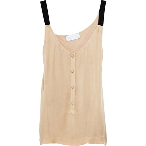 A L C Asymmetric Silk Top Fashion Style Clothes