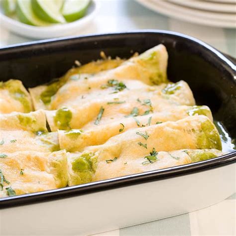 Green Chicken Enchiladas Americas Test Kitchen Recipe