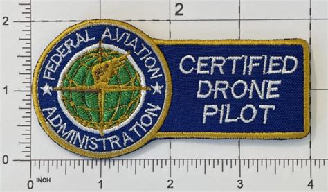 Faa Certified Drone Pilot Patch Decal Patch Co